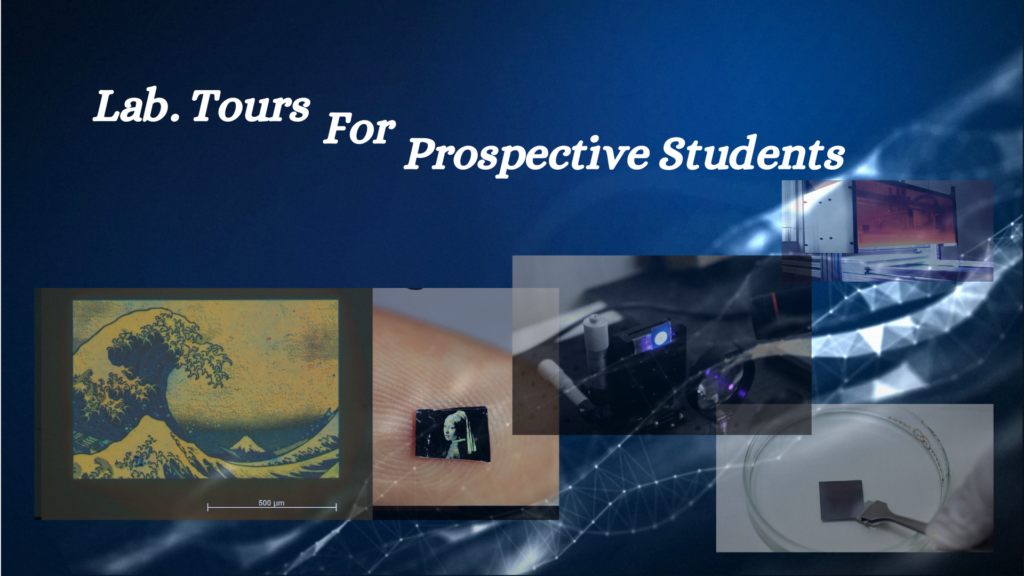 Lab. Tour for Prospective Students | Pureosity | Sivaniah Group, iCeMS, Kyoto University